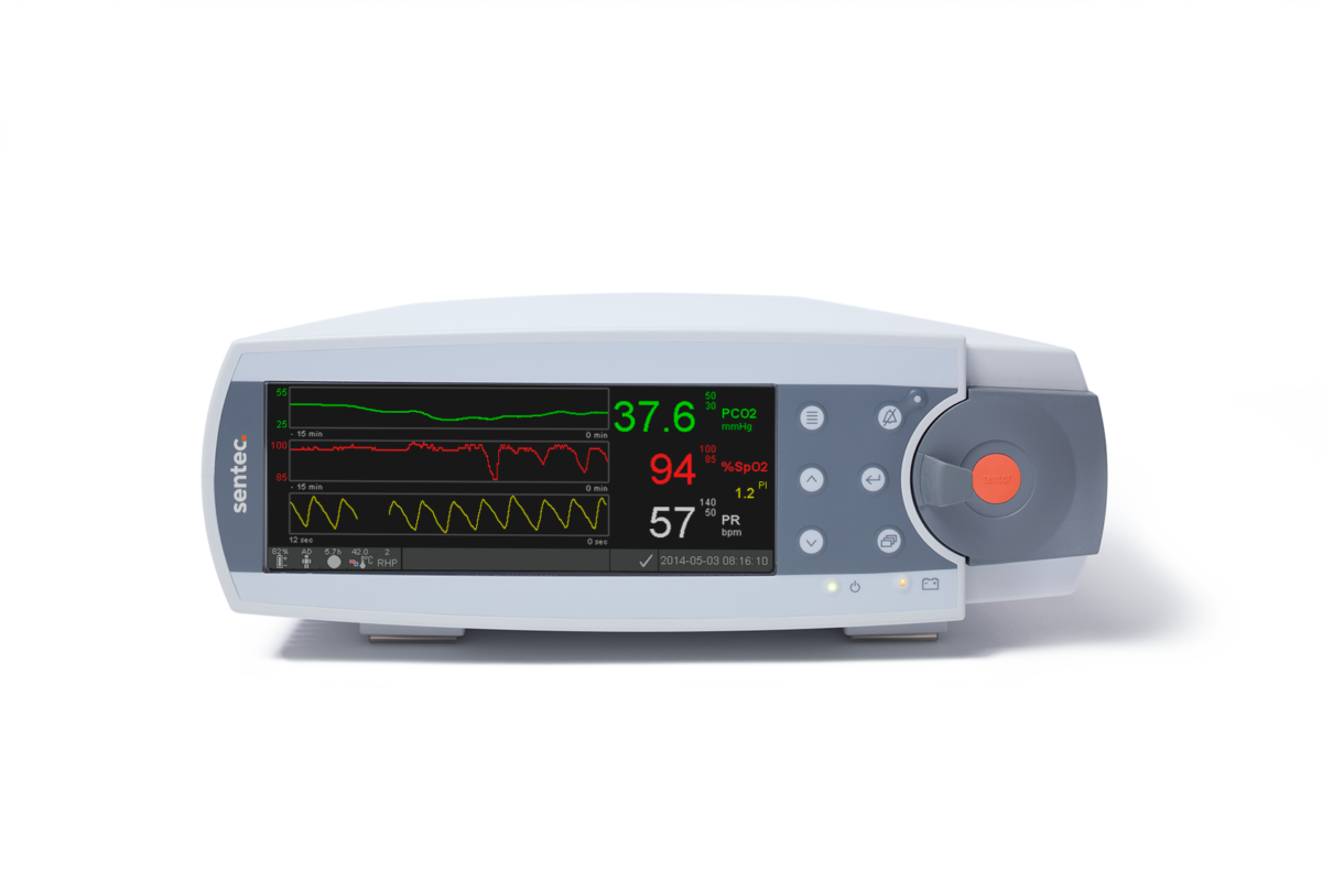 Transcutaneous Monitor Sentec - McArthur Medical Sales Inc.